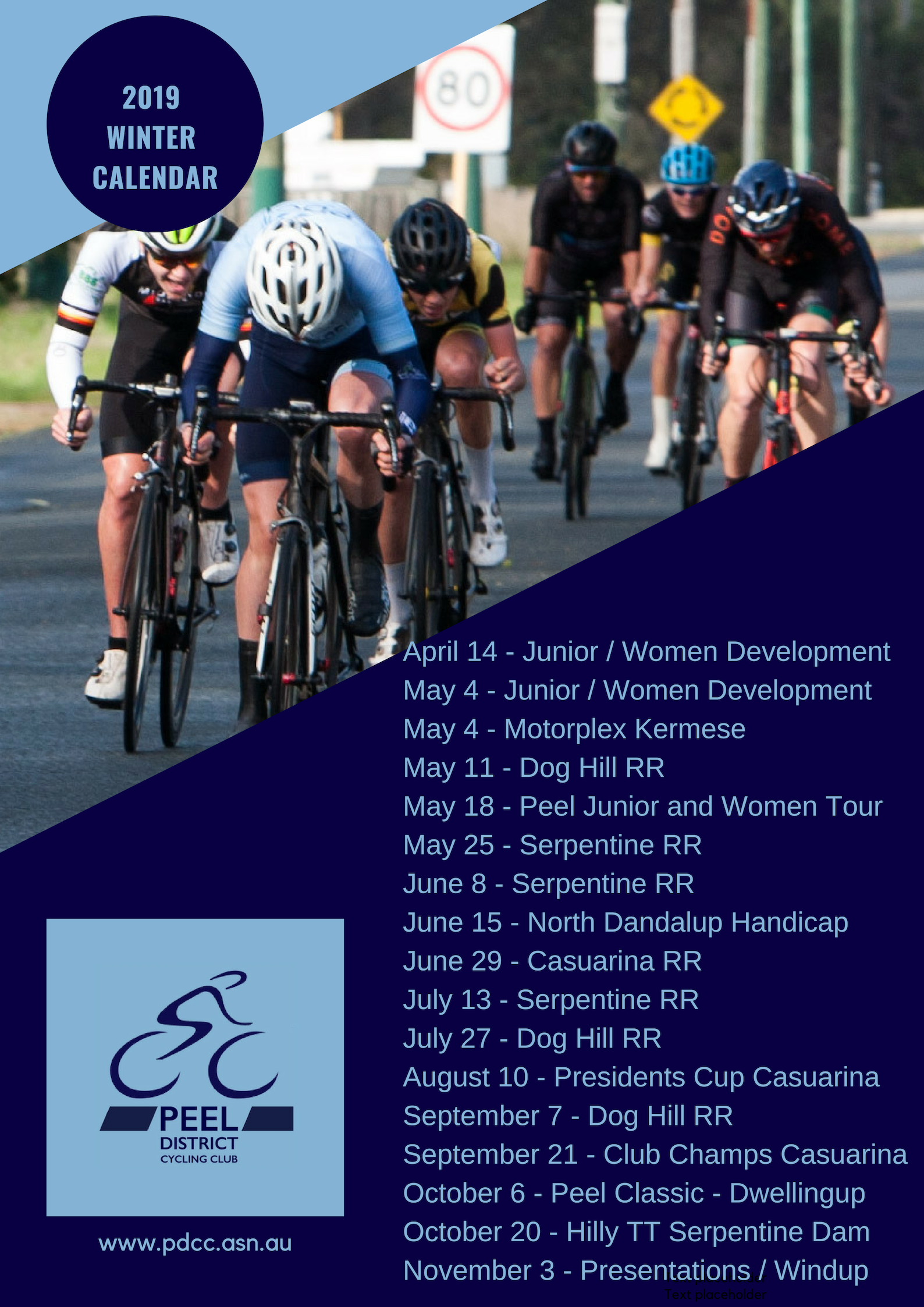 2019 Winter Calendar – PDCC